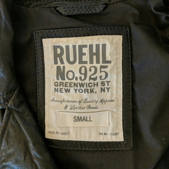 Ruehl No.925 | Jackets & Coats | Ruehl No925 Leather Biker Jacket ...